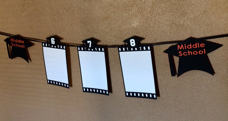 Middle School Graduation Photo Banner Graduation Picture - Etsy