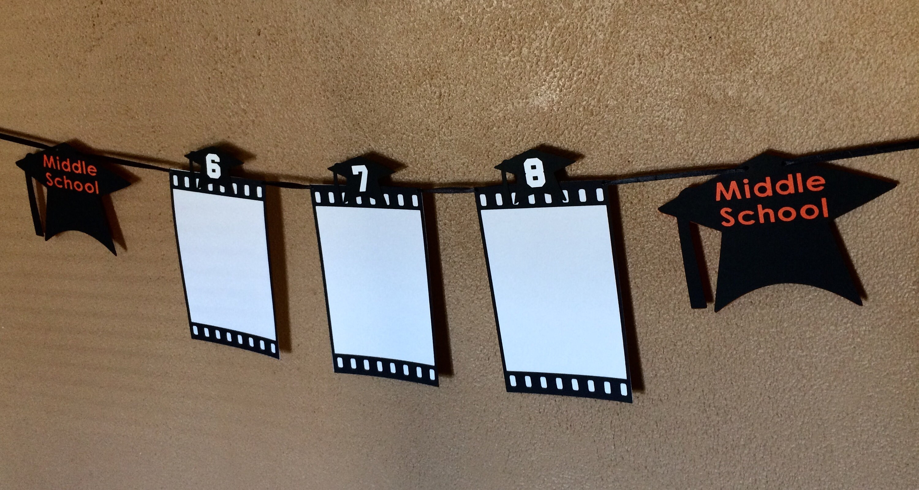 Middle School Graduation Photo Banner Graduation Picture - Etsy