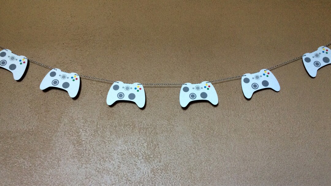 Video Game Controller Party Decorations, Video Game Birthday Banner ...