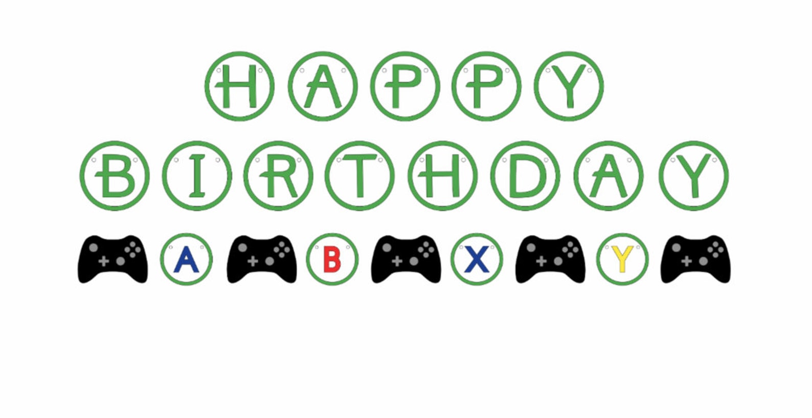Video Game Birthday Decor Video Game Decorations Game - Etsy