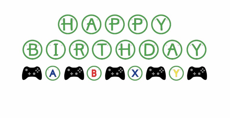 Video Game Birthday Decor Video Game Decorations Game | Etsy