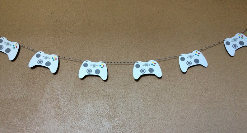 Video Game Controller Party Decorations, Video Game Birthday Banner ...