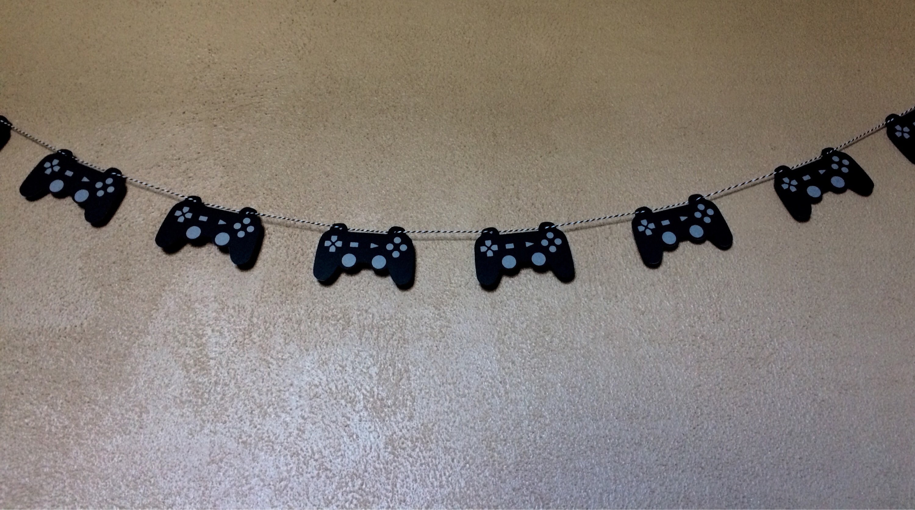 Game Controller Banner Gamer Party Decor Video Game - Etsy