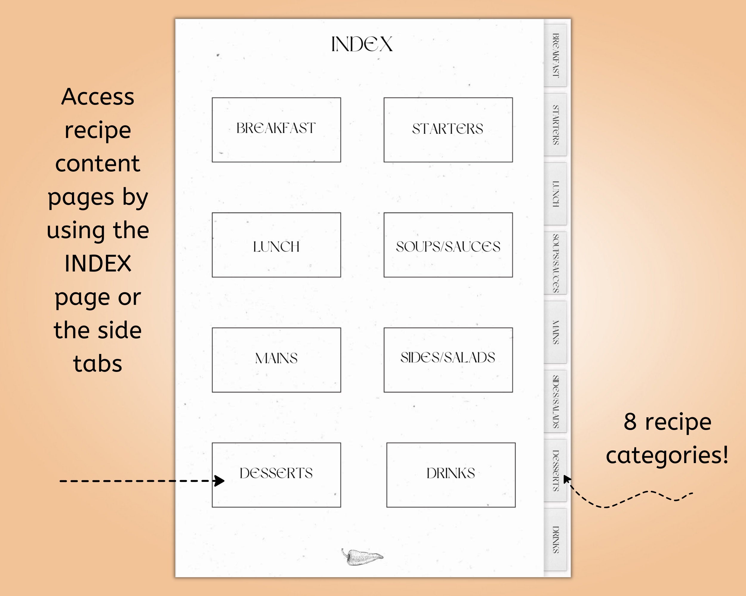Digital Recipe Book, Goodnotes Notability Recipe Book, iPad Recipe Book ...