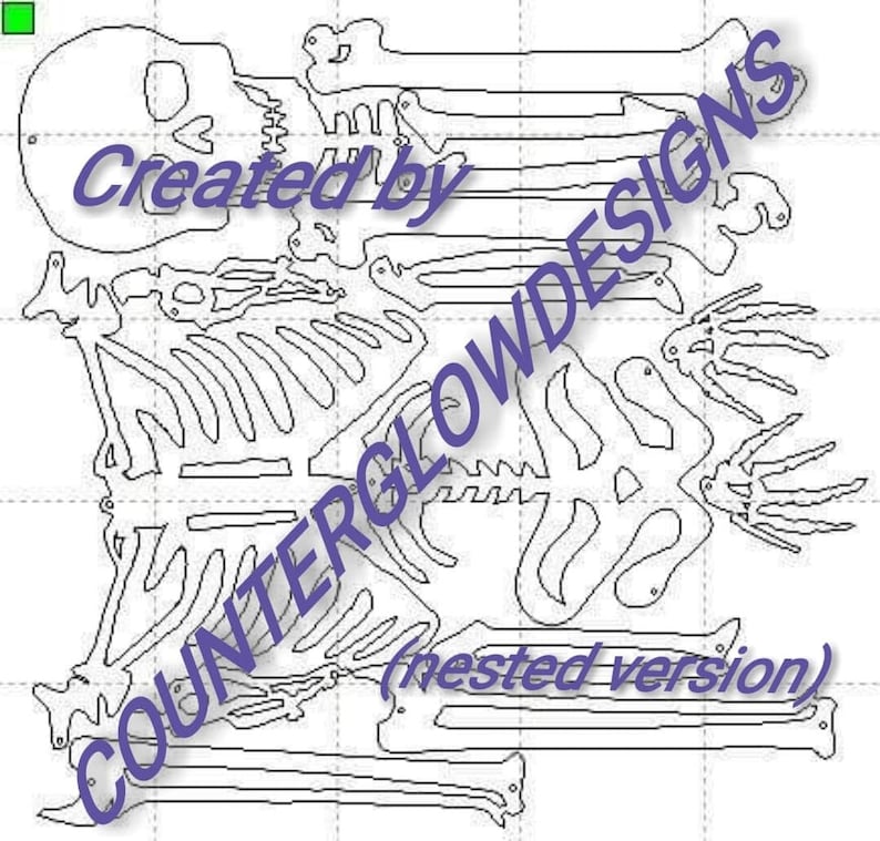 Skeleton Vector Files (dxf, Ai, Bmp, Svg, Pdf) - Etsy Canada