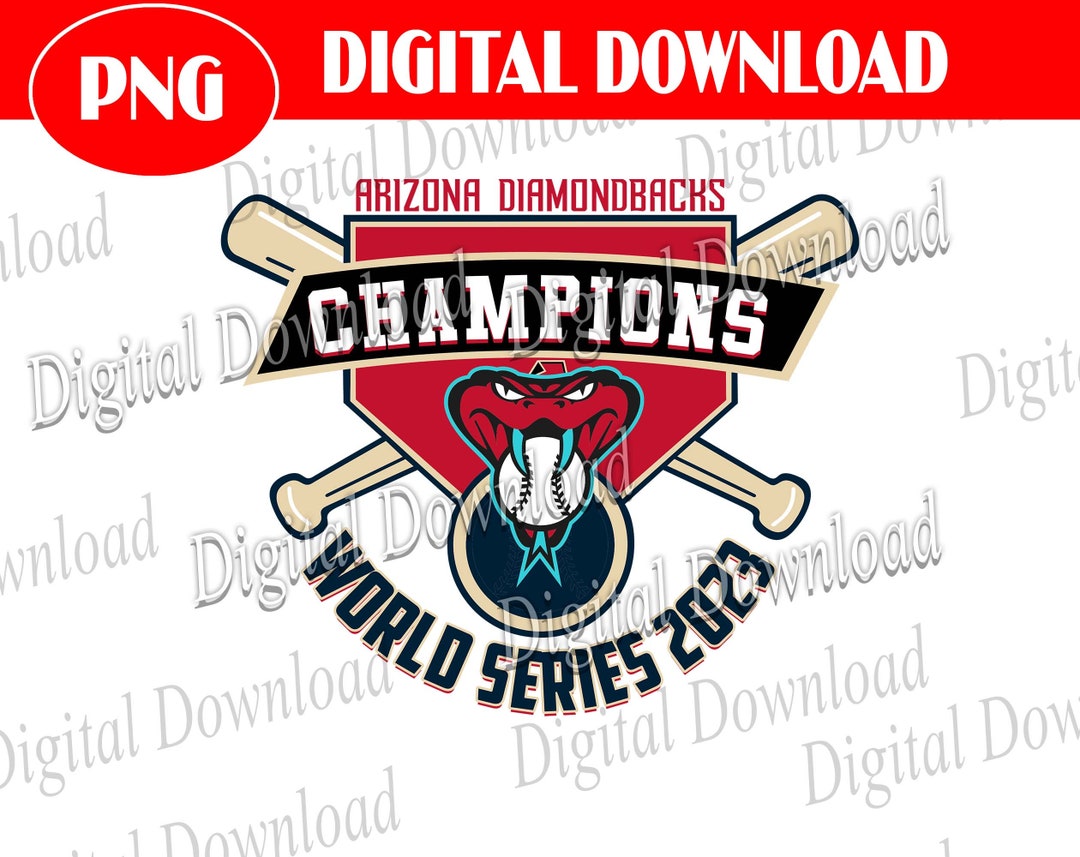 Arizona World Series Champions 2023 PNG Diamondbacks World - Etsy
