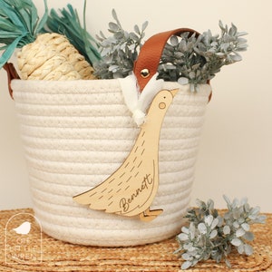 Heirloom Goose Easter Basket Name Tag • Custom Silly Goose Tag Kids ...