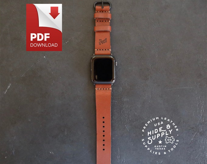 Watch Strap Band Template Pattern Guide Set - 18mm 20mm 22mm 24mm PDF ...