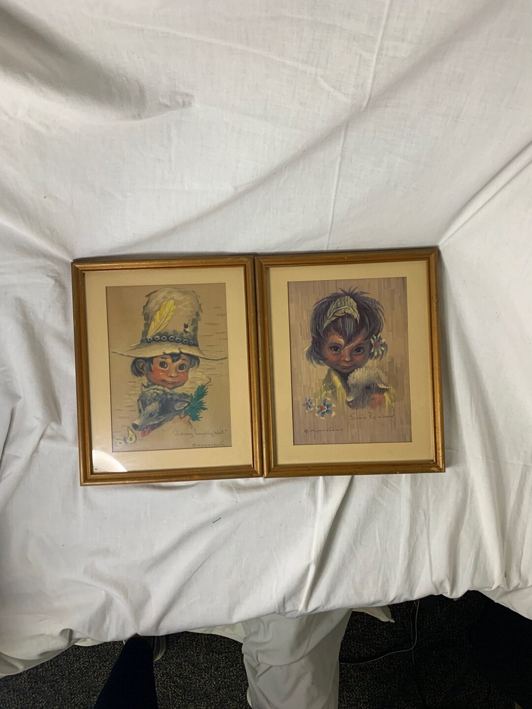 Set of Monte Monteague Vintage 70'S Matted Prints suzie Rainbow ...