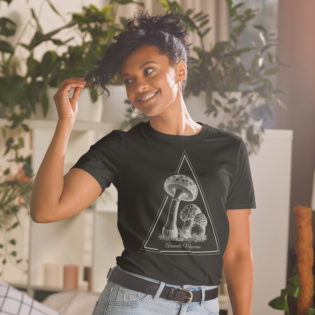 Original Mushroom Design Triangle Sacred Geometry Psychedelic Mushroom ...
