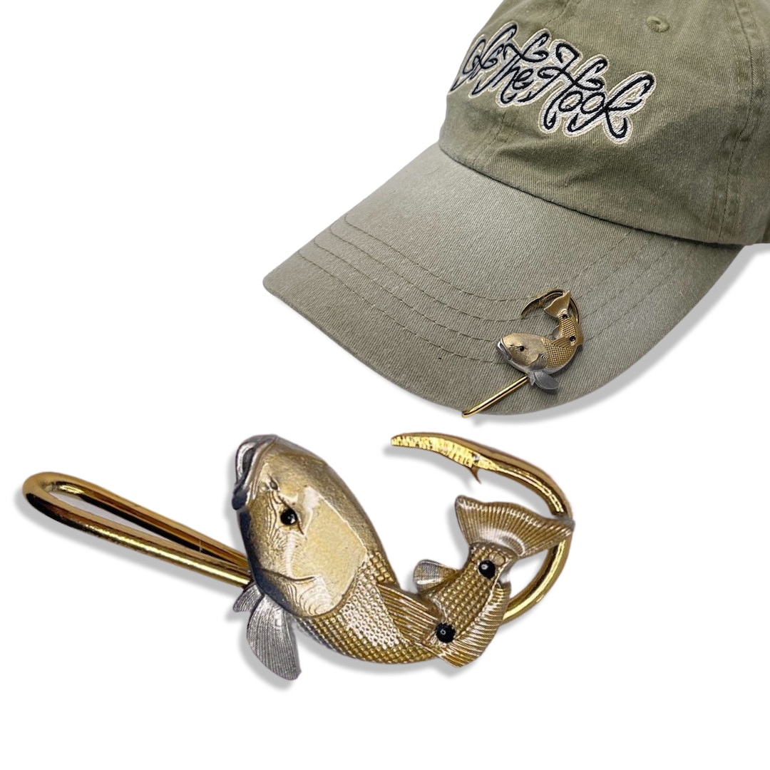 Redfish Hookit© turning 1 Hat Clip.. Fishing Hat Hook - Etsy