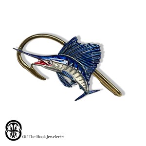 Sailfish Hookit© - Fish Hat Hook - Hat Clip - Brim Clip --gift for ...