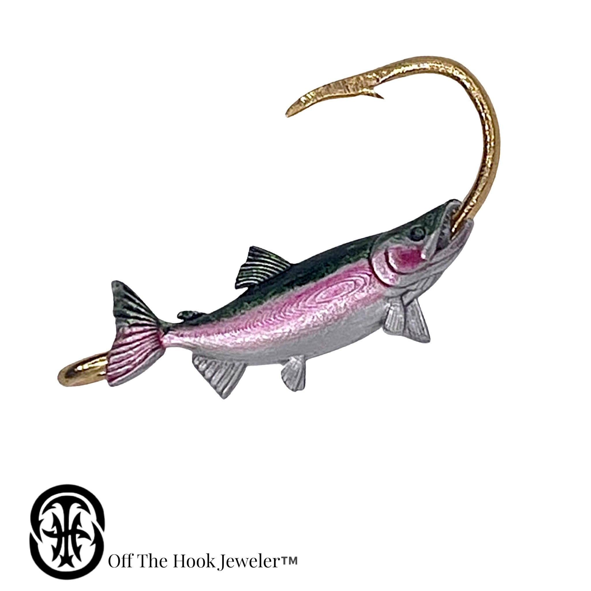 Steelhead Trout Hat Clip: Eagle Claw Brim Hook - Etsy