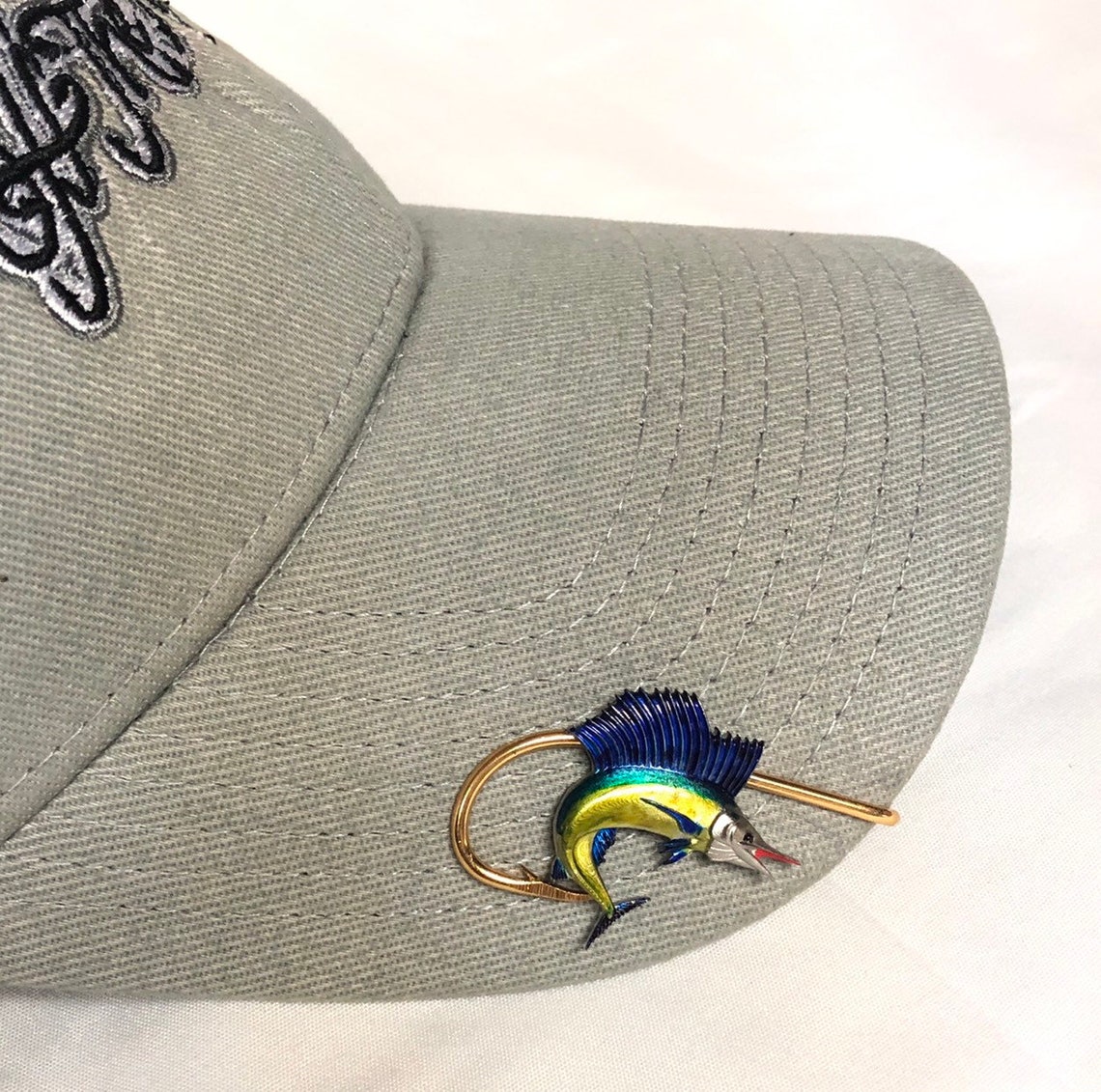 Sailfish Hookit© Fish Hat Hook Hat Clip Brim Clip | Etsy