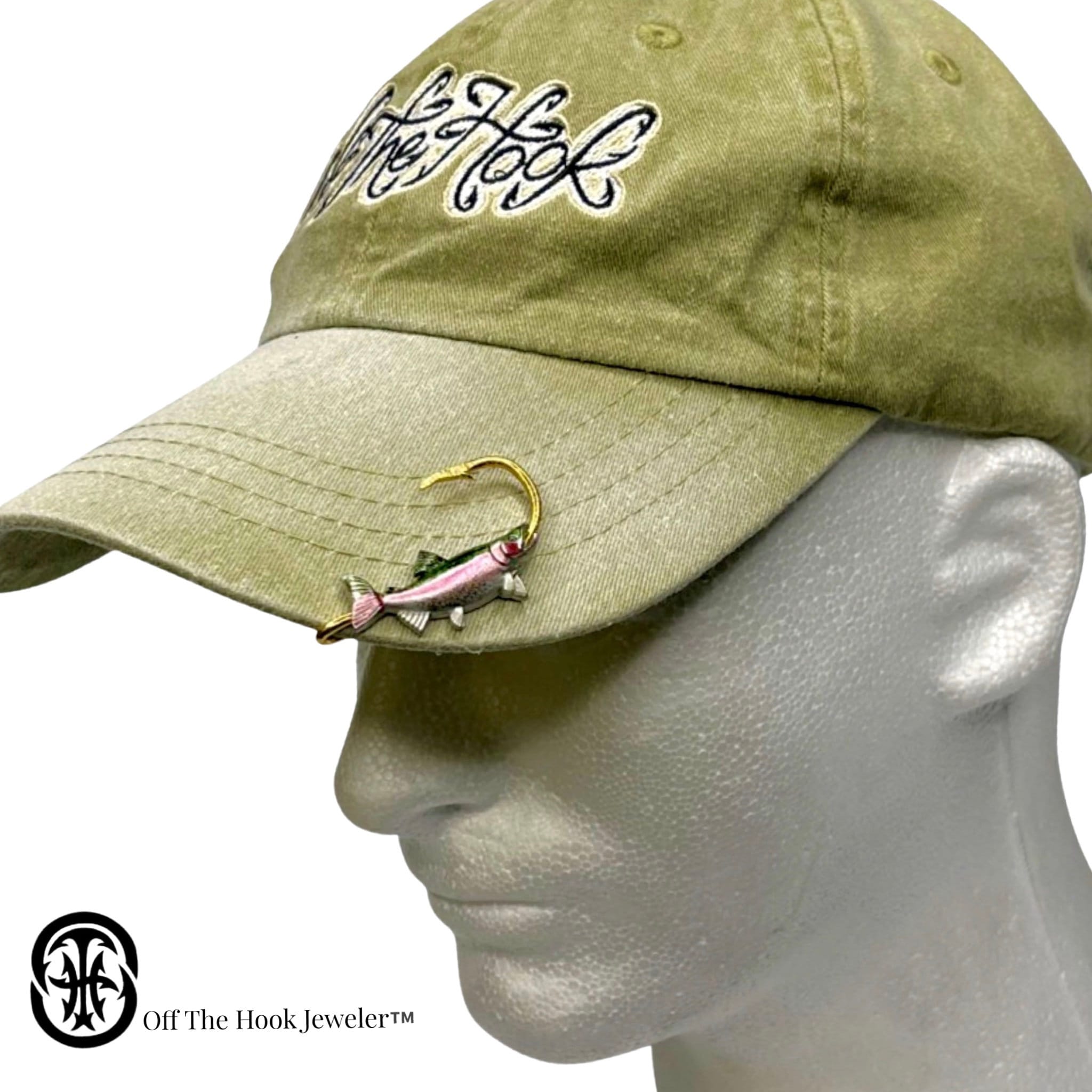 Steelhead Trout Hat Clip: Eagle Claw Brim Hook - Etsy