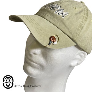 Pintail Duck Hat Clip: Hand-painted Brim Pin - Etsy