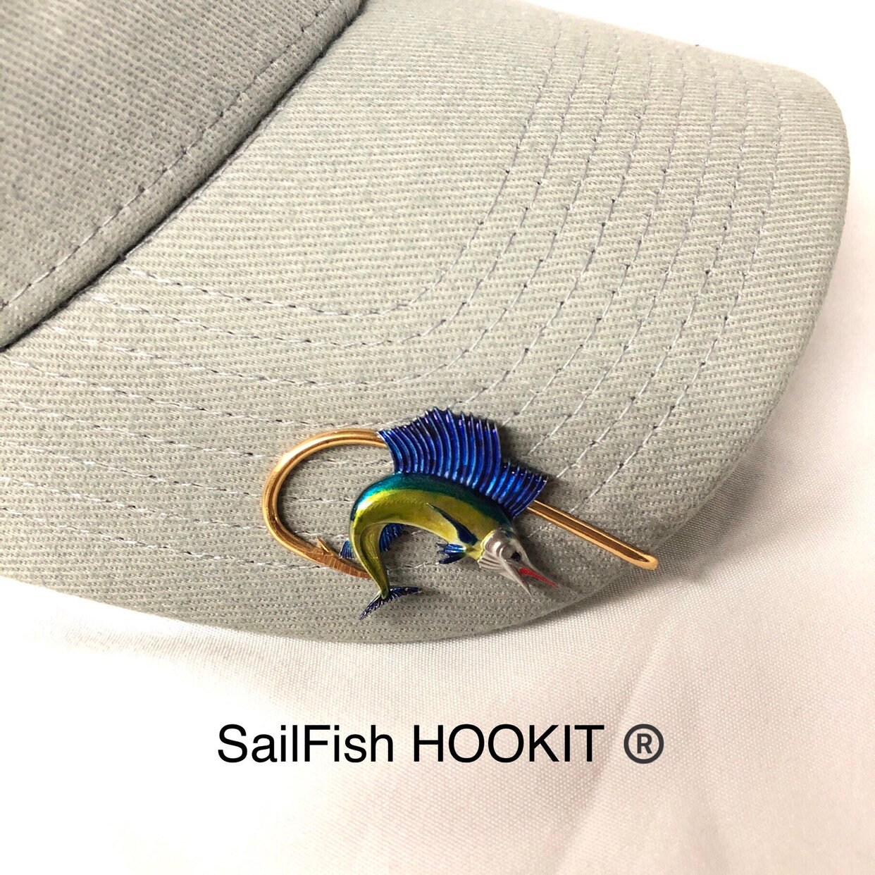 Sailfish Hookit© Fish Hat Hook Hat Clip Brim Clip | Etsy