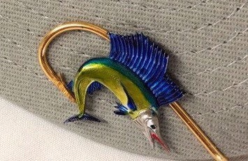 Sailfish Hookit© Fish Hat Hook Hat Clip Brim Clip | Etsy