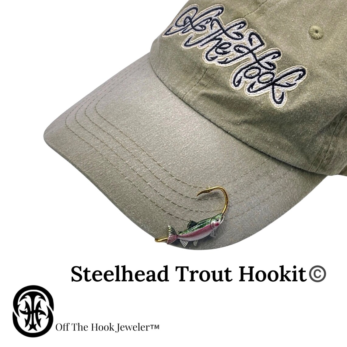 Steelhead Trout Hat Clip: Eagle Claw Brim Hook - Etsy