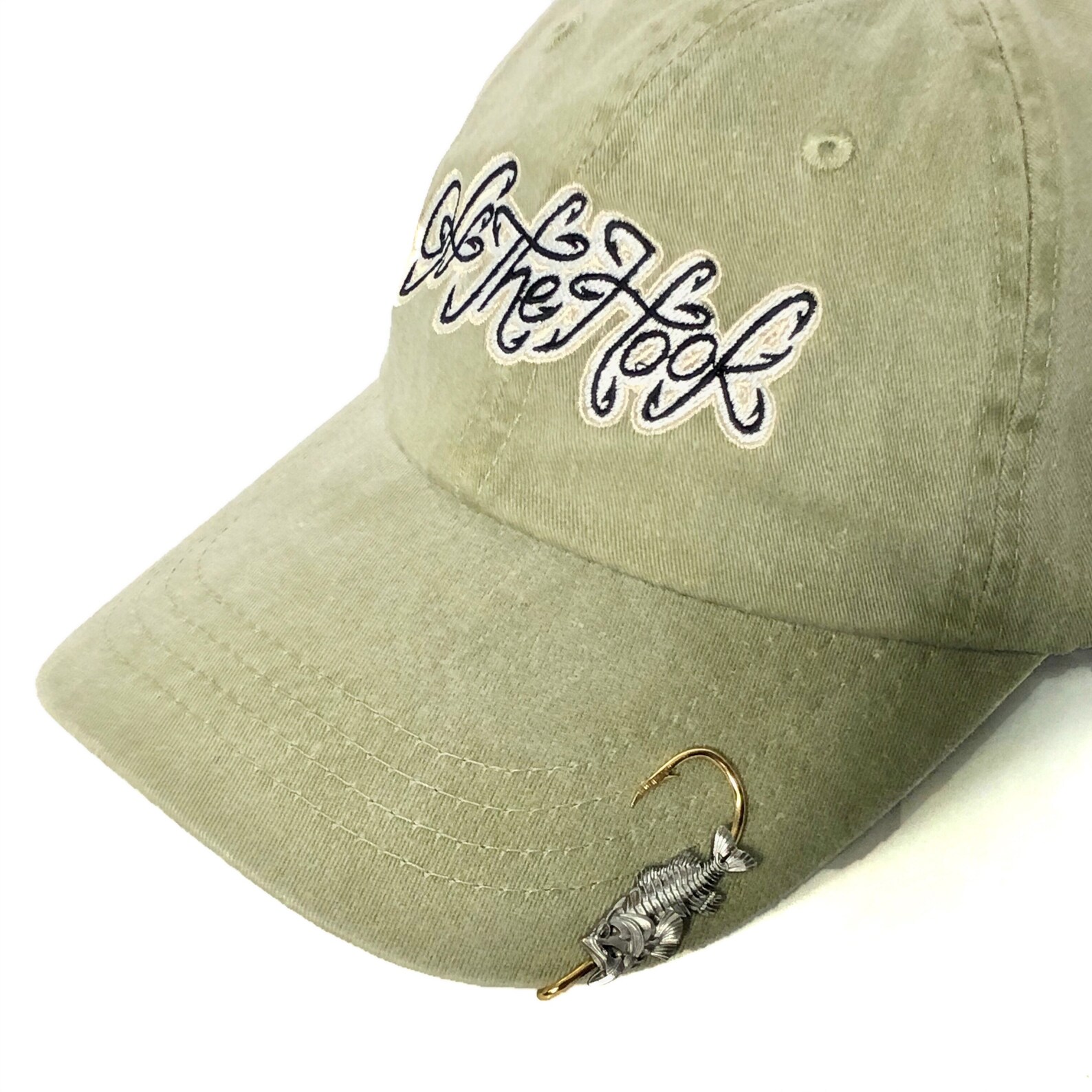 Bass Bone Fish Hookit© Fishing Hat Hook Brim Clip Hat | Etsy
