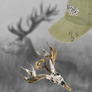 Elk Antler "hookit"© Fishing Hat Clip - Elk Skull - Elk Hat Hook ...