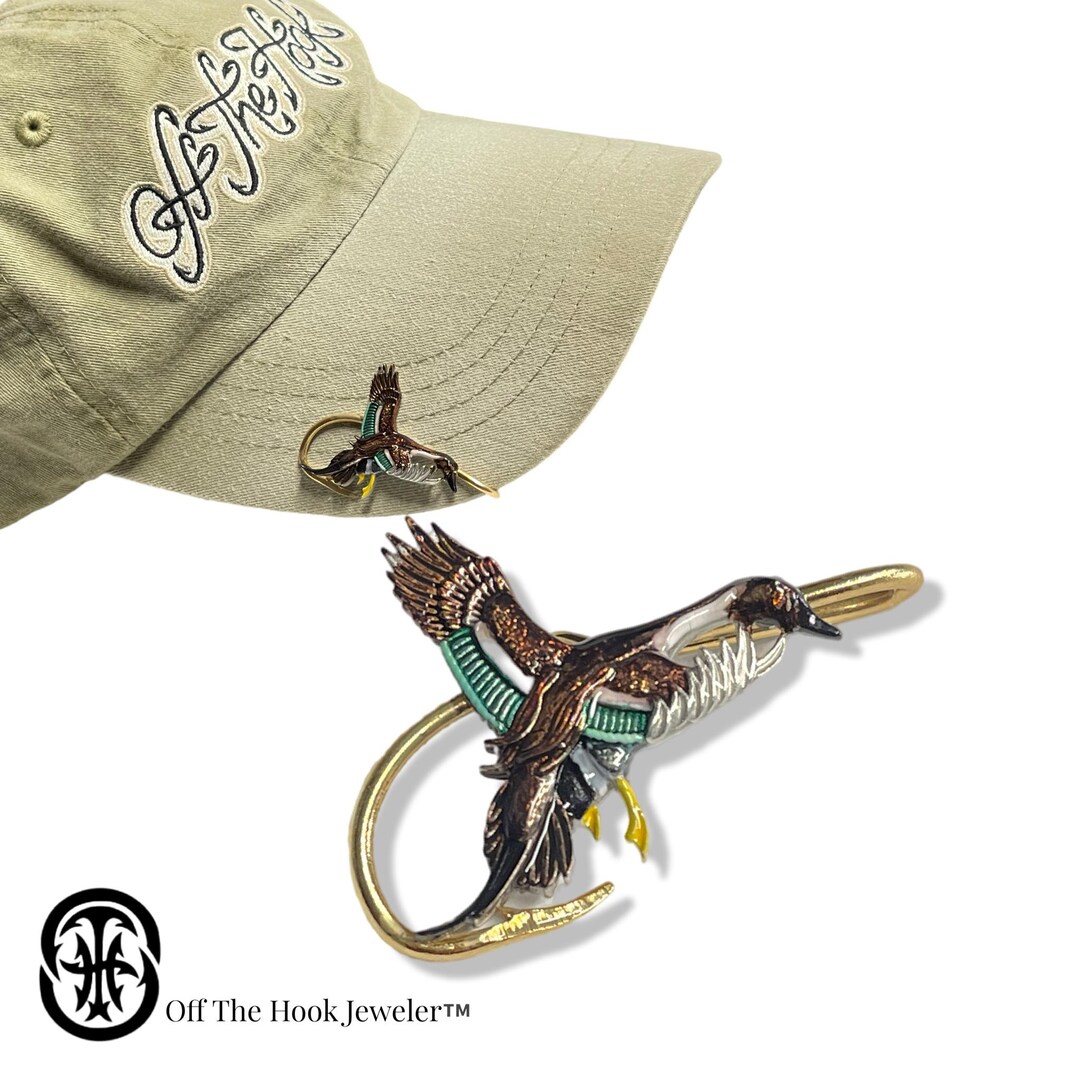 Pintail Hookit© Hat Clip - Duck Hat Hook - Brim Clip - Hat Pin - Etsy