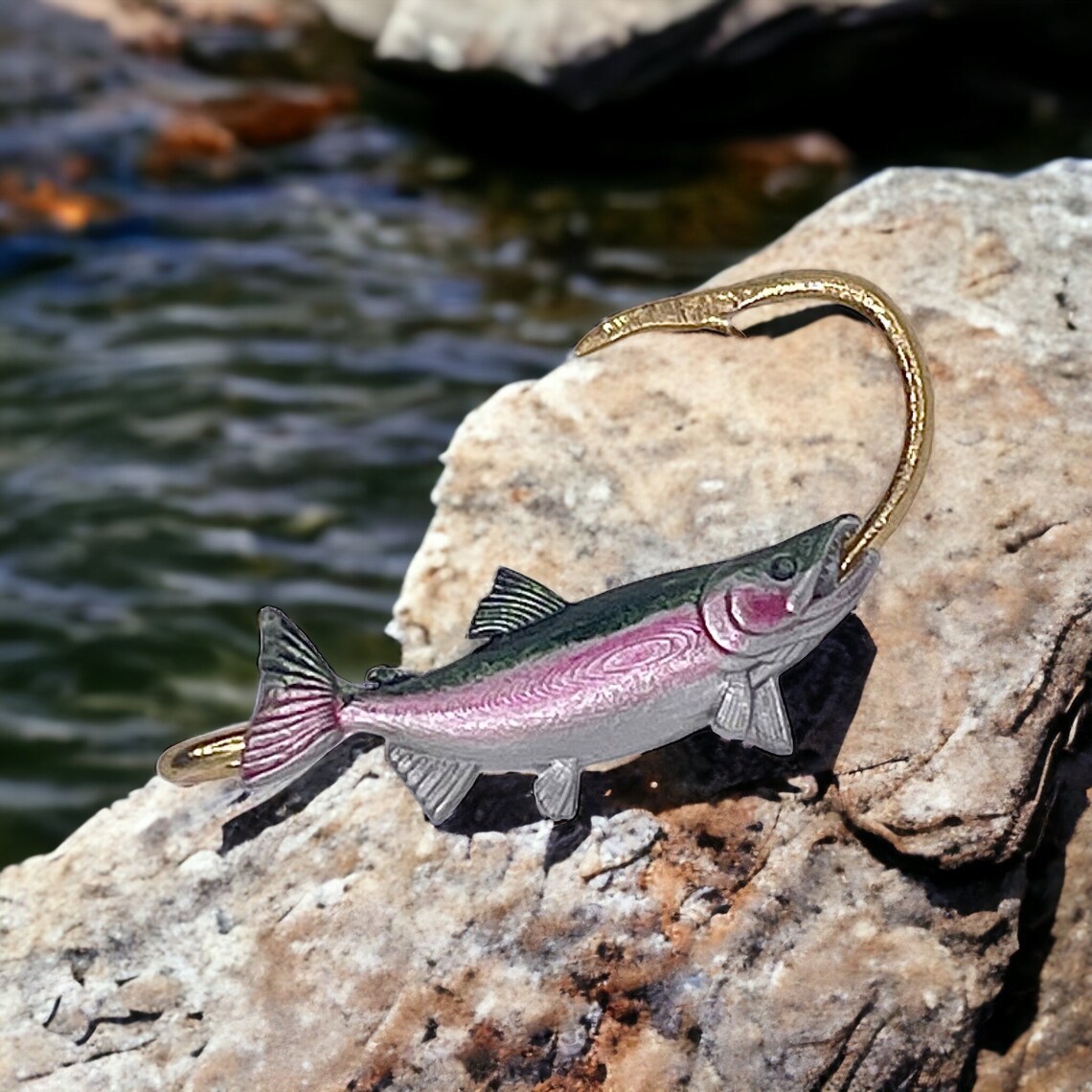 Steelhead Trout Hat Clip: Eagle Claw Brim Hook - Etsy