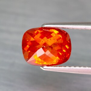 2.91 CT Princeton Orange Sphalerite Beautiful Spark Gemstone From Spain - Etsy