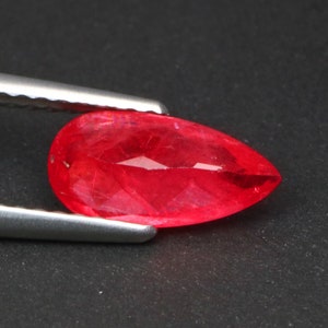 3.06 CT Most Spectacular Vivid Red Rhodonite Gemstone Pear - Etsy