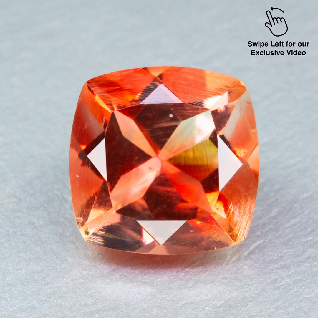 1.05 Ct Pretty Cute Color 100% Natural Orange Yellow Andesine - Etsy