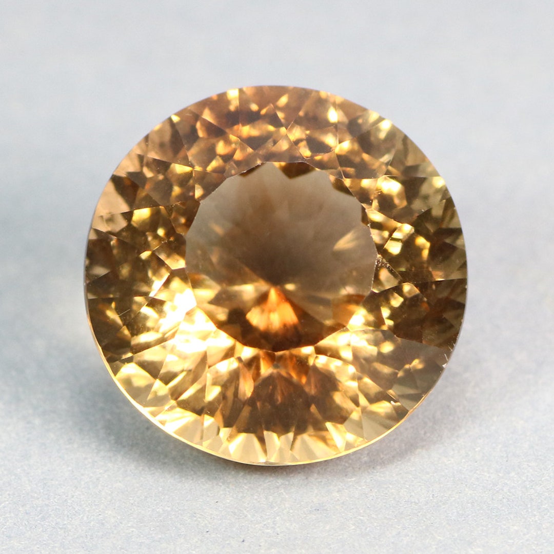 7.80 CT Superb Rare Beautiful Concave Cut 100% Natural Champagne Topaz ...