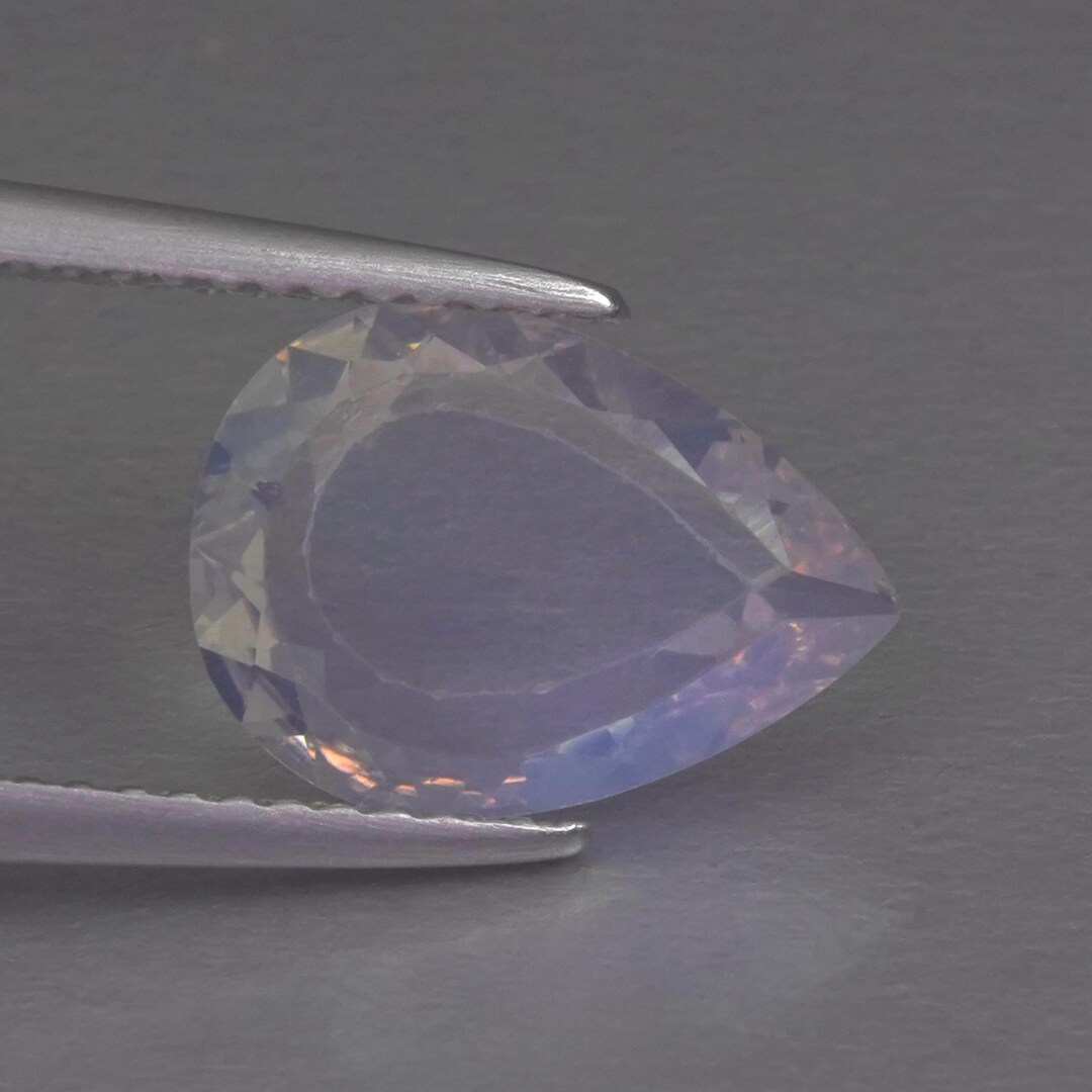 Pretty ! 1.94 CT Unheated Rare Blue Moonstone Pear Cut From India - Etsy