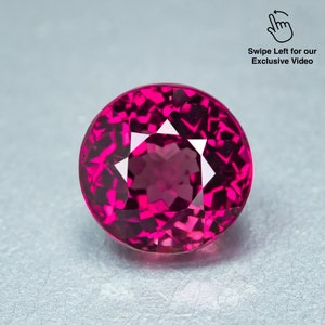 1.73 CT Premium Quality Purple Pink Beautiful Sparkling Rhodolite ...