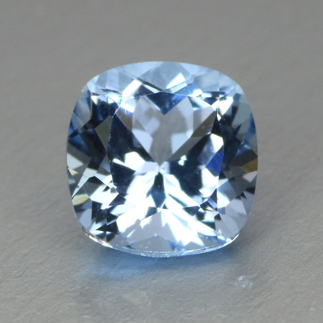 1.62 CT Attractive Artic Blue Beryl Gemstone Fancy Cut From Madagascar ...