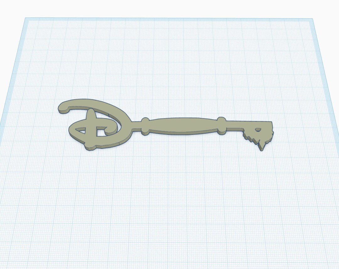 Digital Download 3D Print File Disney Cruise Line Inspired Key - for 3D ...