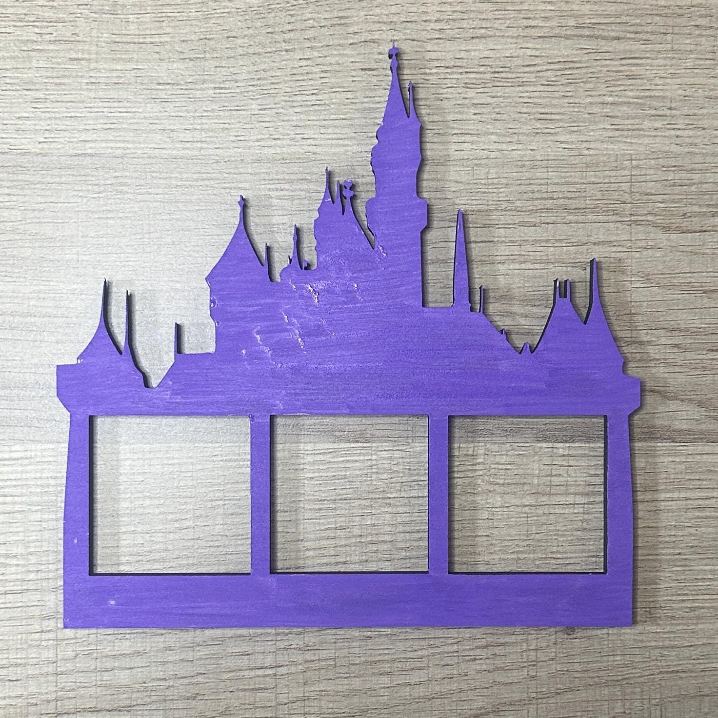 Digital Download Disney Castle Laser Cut Photo Frame- Digital Download ...