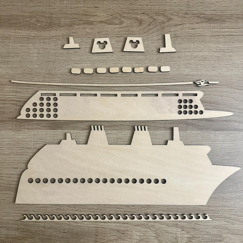 Ship Wood Laser Cut - Etsy