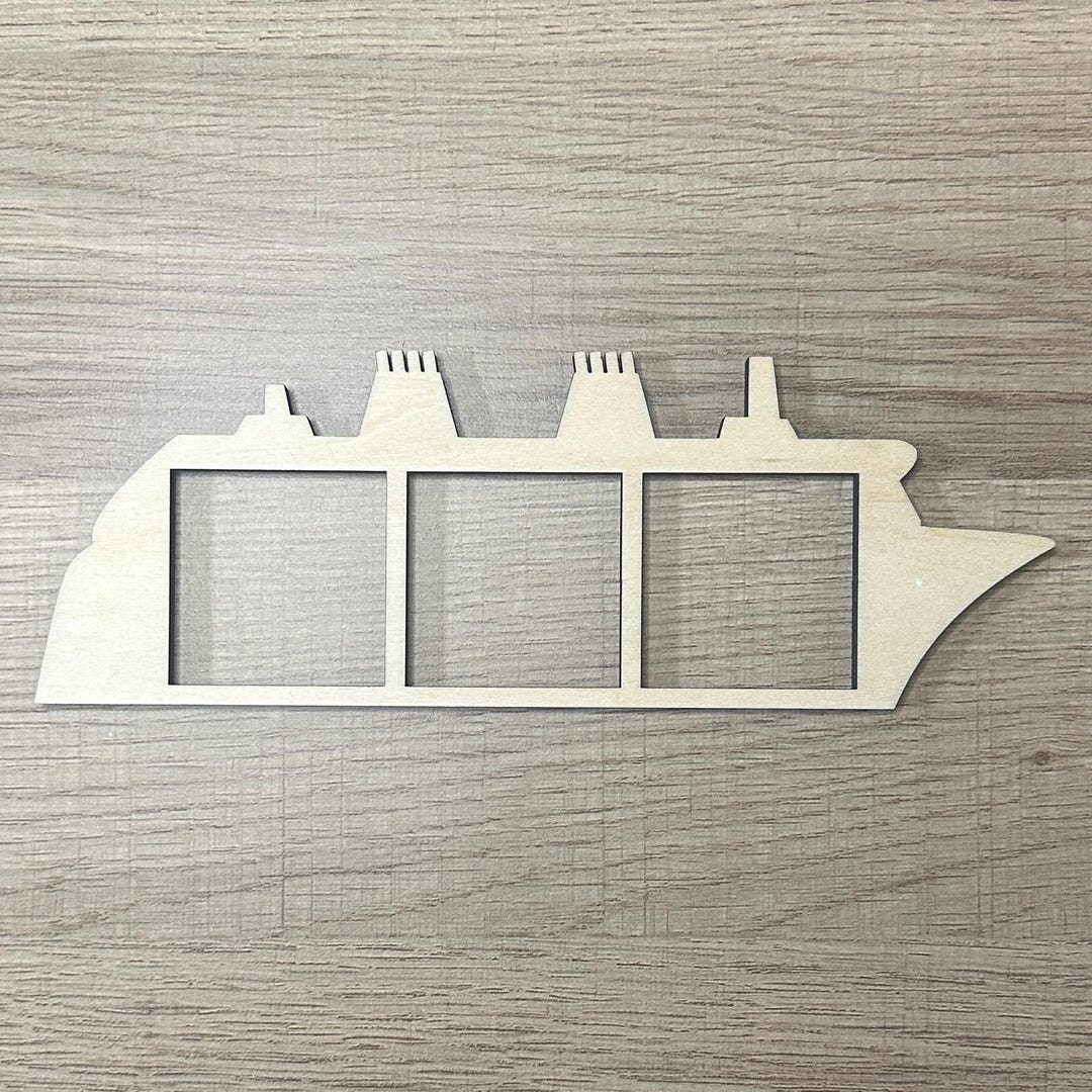 Digital Download Disney Ship Laser Cut Photo Frame-digital Download ...