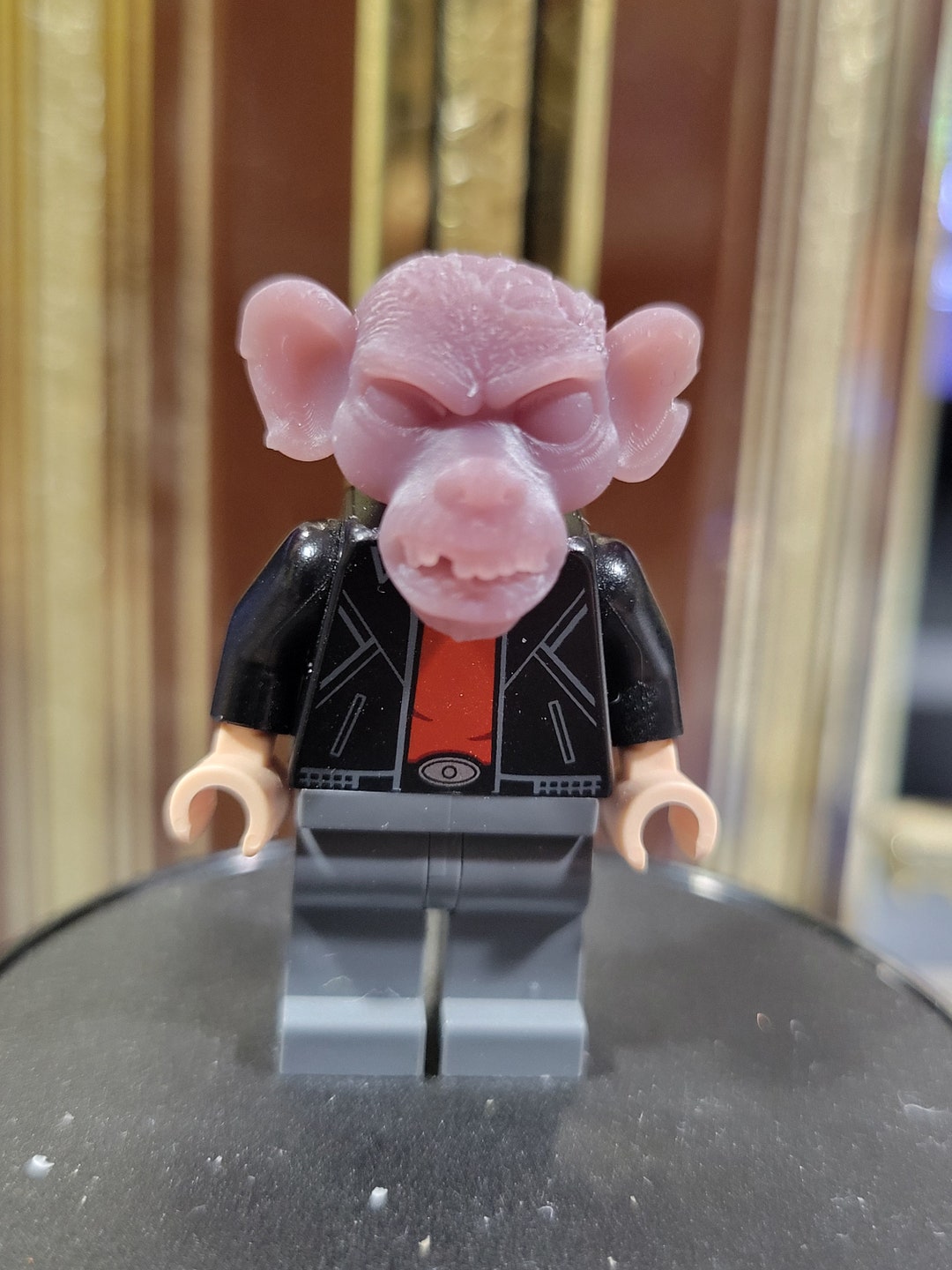 Necro Monkey Mini Figure Head Red - Etsy