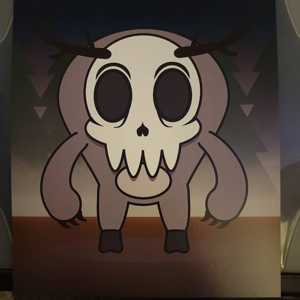 Cute Wendigo Art Etsy