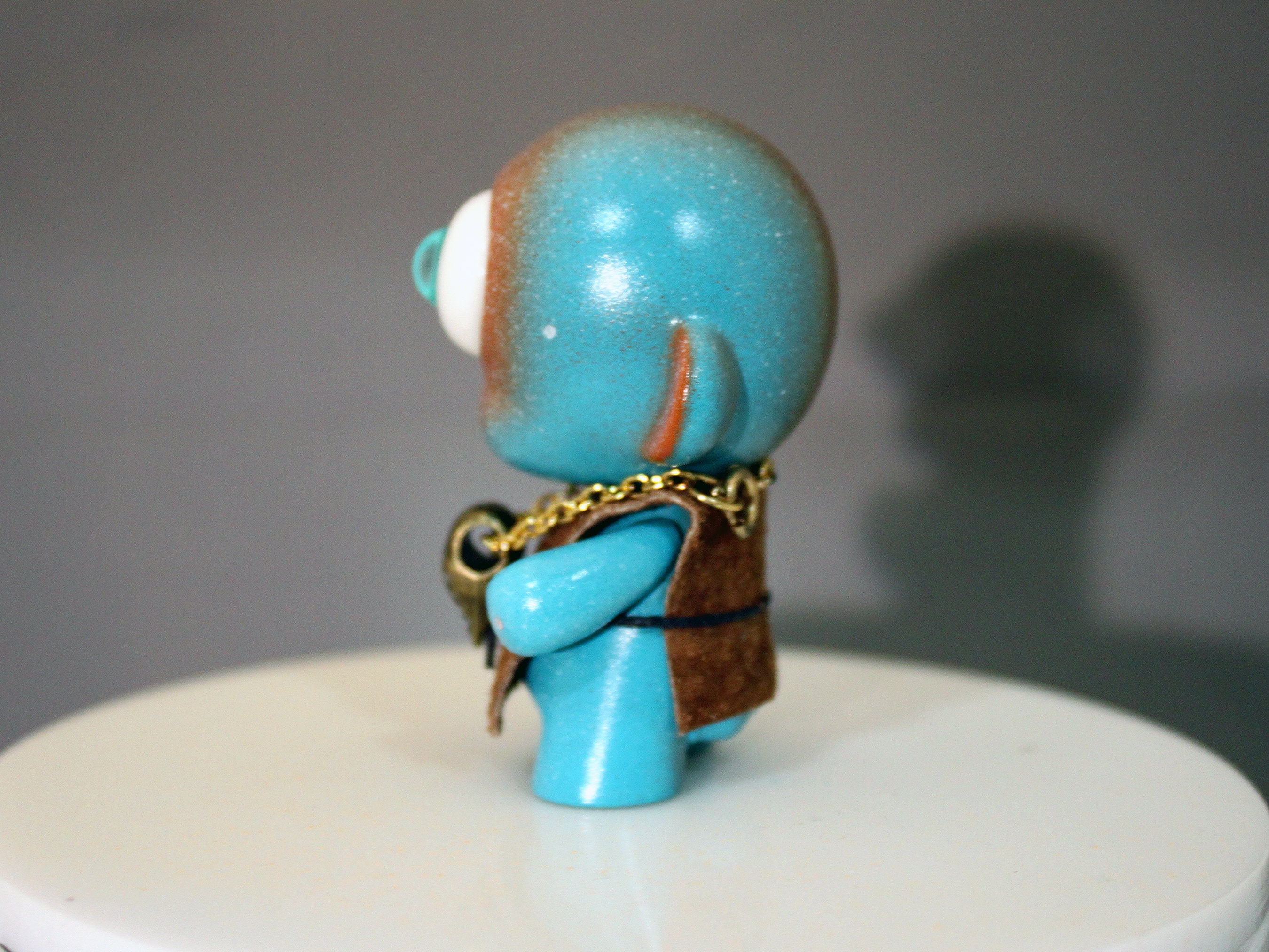 Blue and Orange Cyclops Custom Painted and Sculpted Kidrobot Munny - Etsy