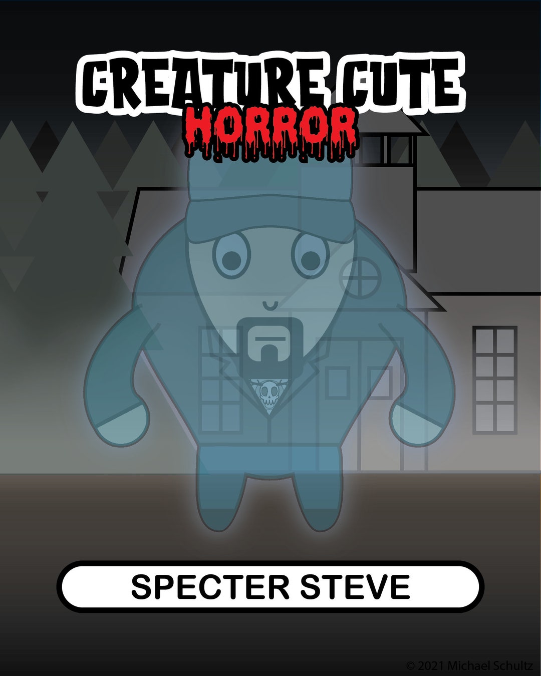 Creature Cute: Specter Steve 8x10 Horror Print - Etsy