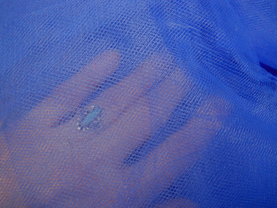 Navy Blue Mesh Semi Firm Rigid Fabric Remnants/stiff Nylon - Etsy