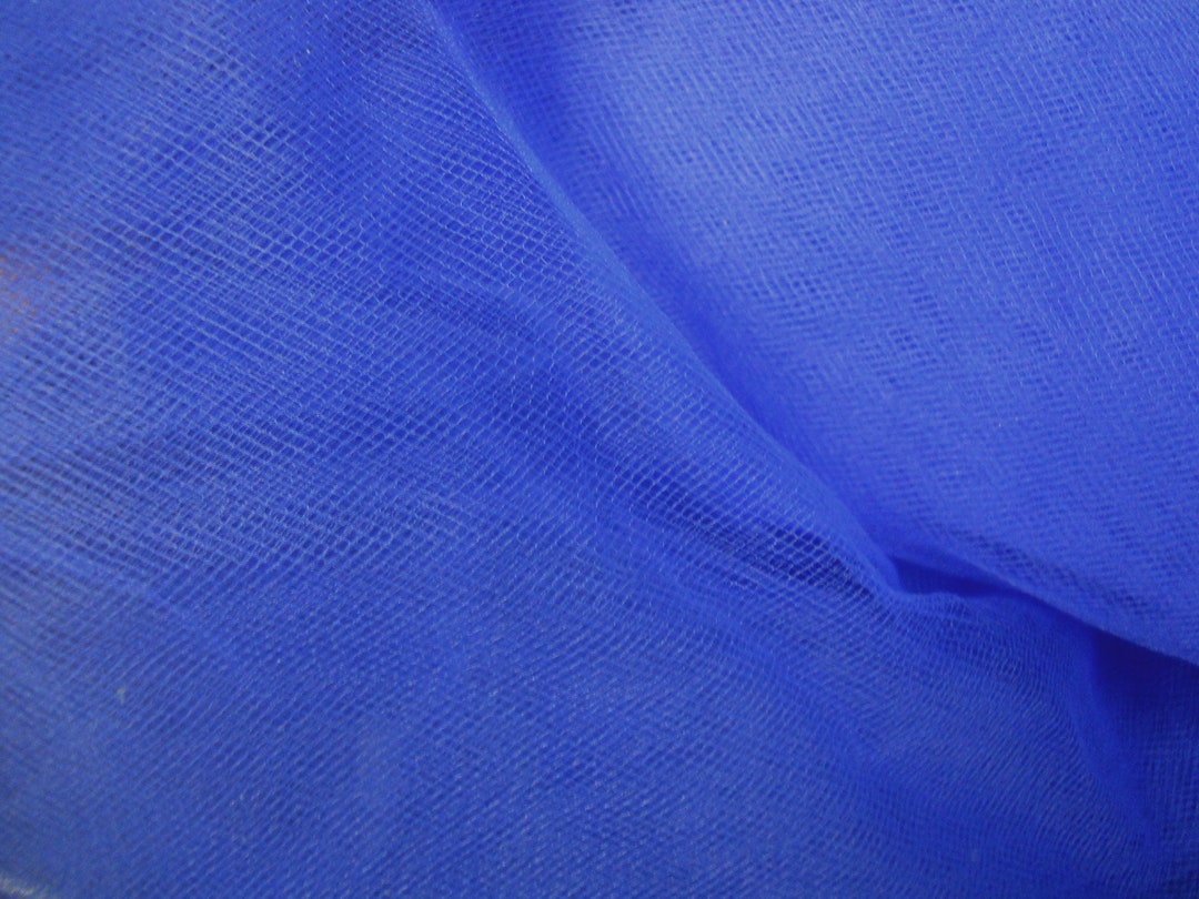 Navy Blue Mesh Semi Firm Rigid Fabric Remnants/stiff Nylon Mesh/free ...