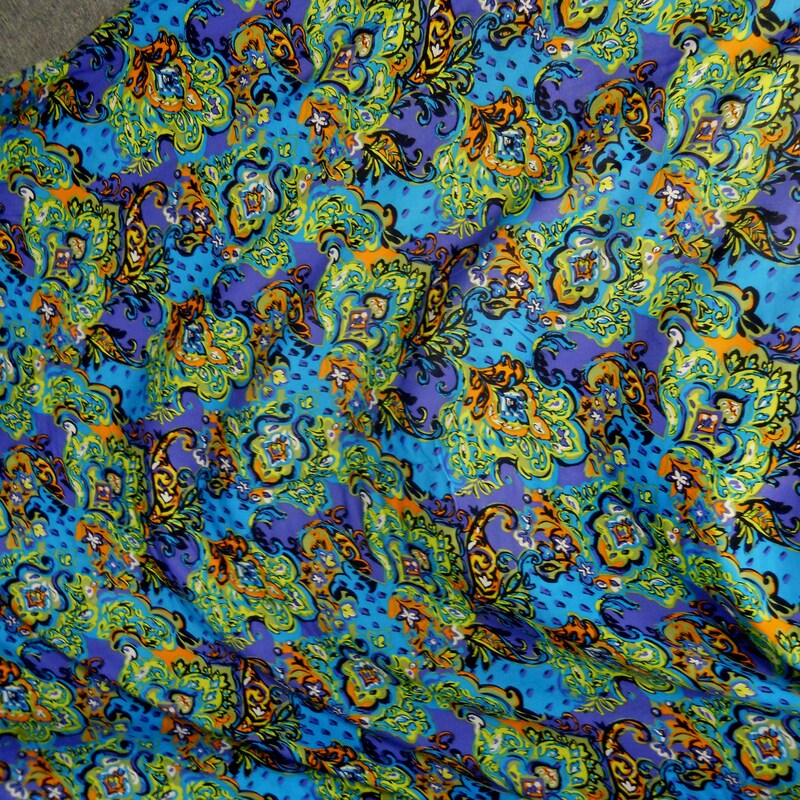 Blue Small Print Fabric - Etsy