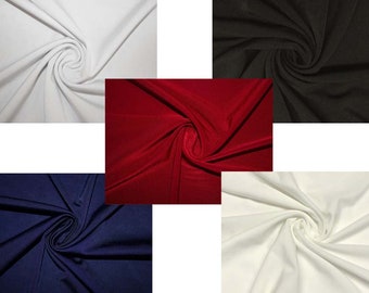 Tan ITY Fabric Polyester Knit Jersey 2 Way Spandex Stretch - Etsy