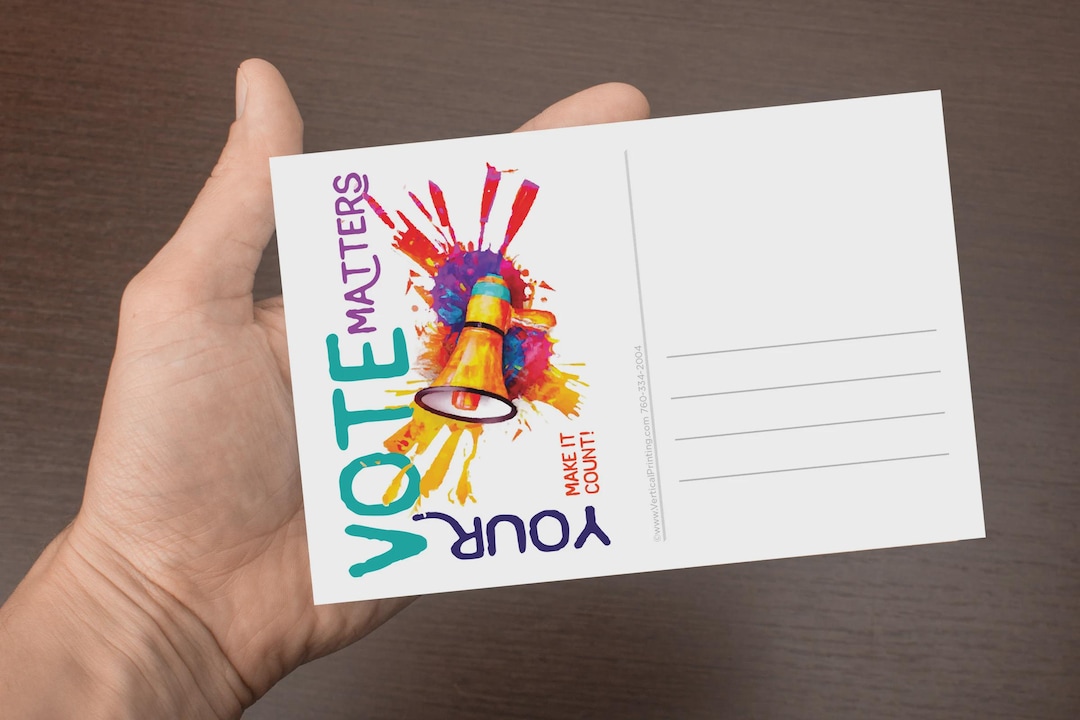 Make It Count VOTE Postcards S/S - Etsy