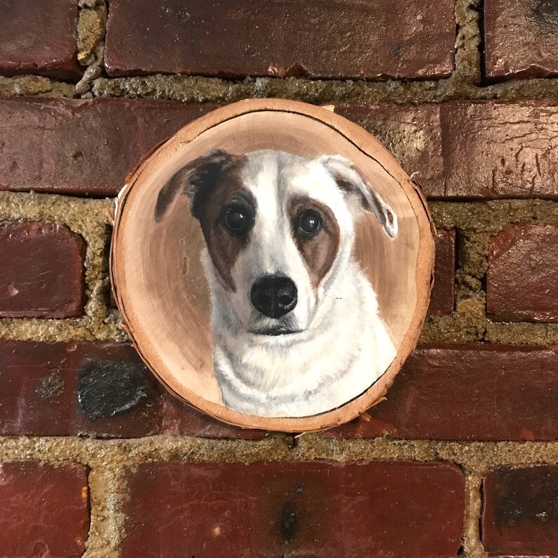 Custom Dog Art. Dog Portrait. Wood Wall Art. Dog Artwork. Home | Etsy