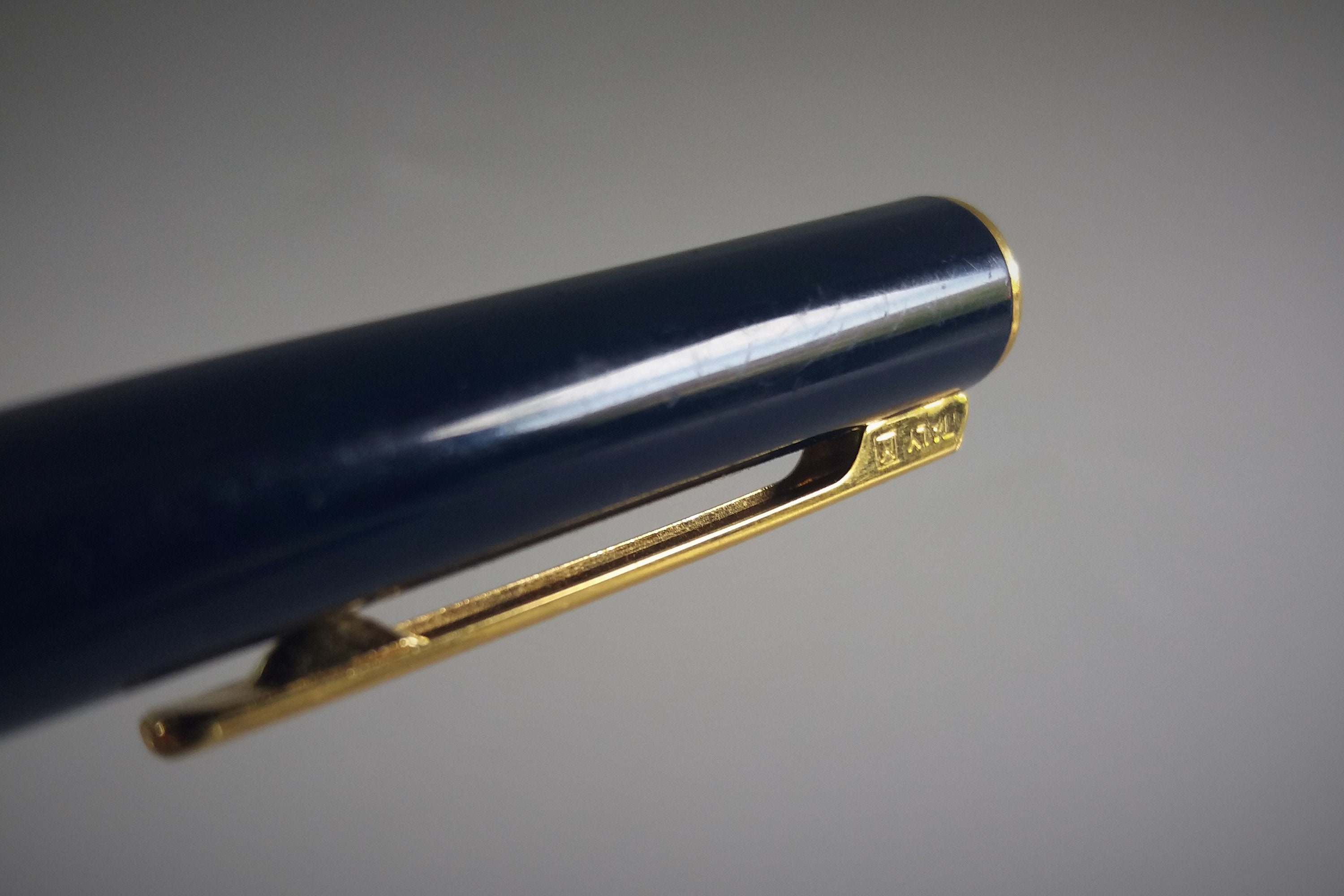 Vintage Aurora Marco Polo Fountain Pen Blue Laquer With Gold - Etsy