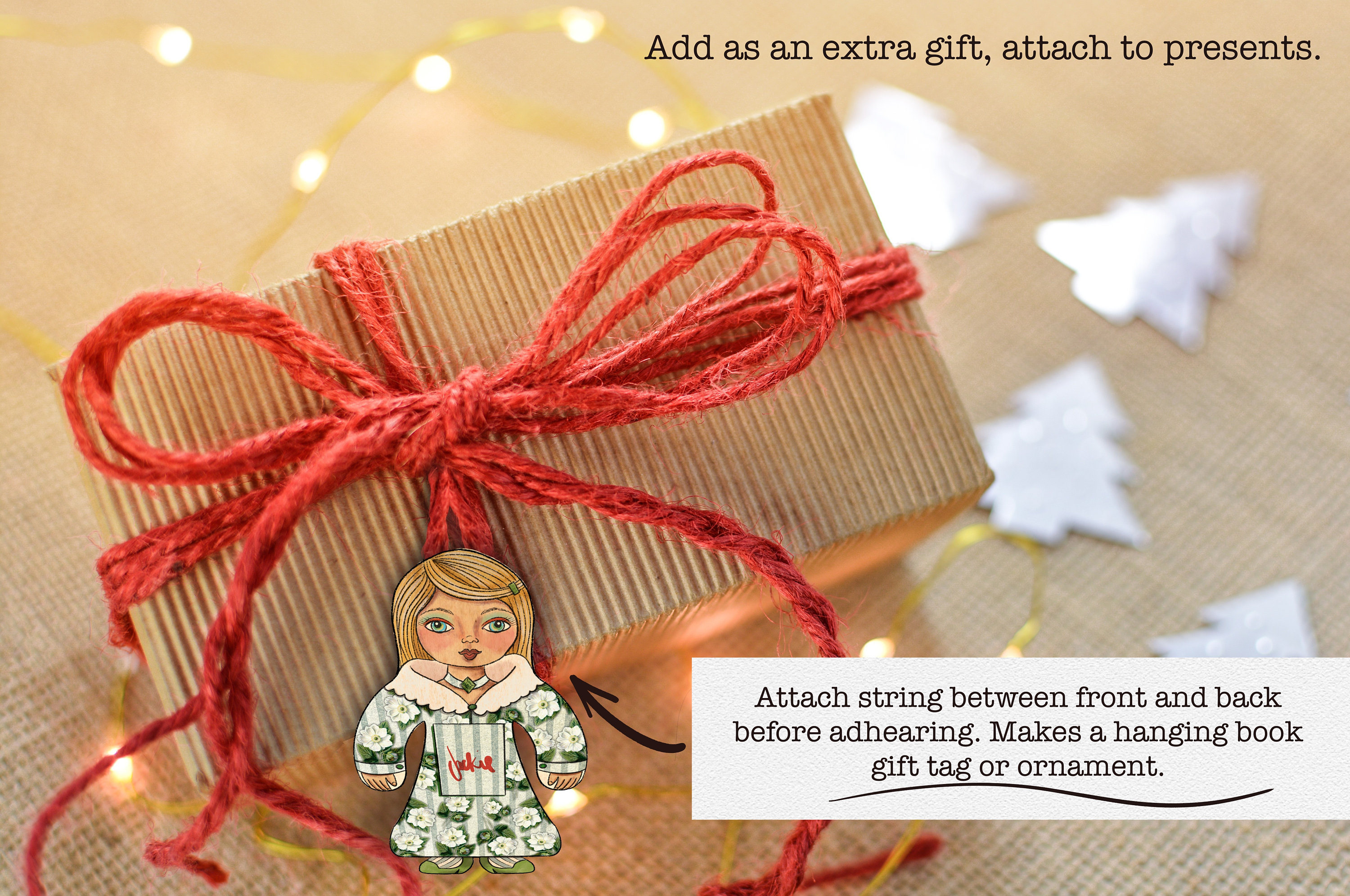 Papercraft Frida Kahlo Mix Media Bookmark/tag/doll/puppet/decoration ...